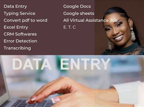An Amazing Error Free Data Entry Upwork