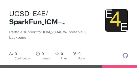 Github Ucsd E E Sparkfun Icm Particlelibrary Particle Support