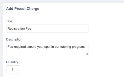New Add On Save Time With Preset Invoice Charges Teachworks Blog