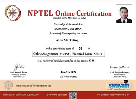 mohammad zeeshan on linkedin learned about the concepts of artificial intelligence and it s