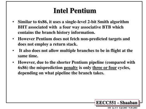 Ppt Static Conditional Branch Prediction Powerpoint Presentation