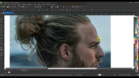 Coreldraw Tutorial How To Draw Face Portraits Ahsan Sabri Youtube