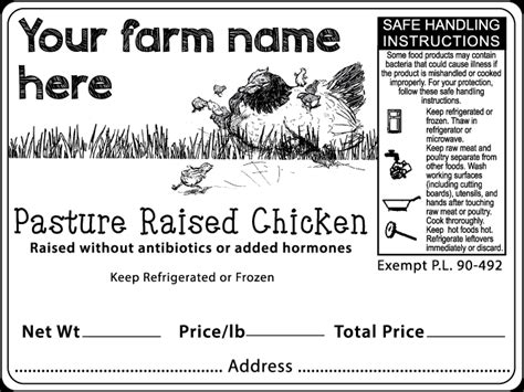 Growers Discount Labels Poultry Labels