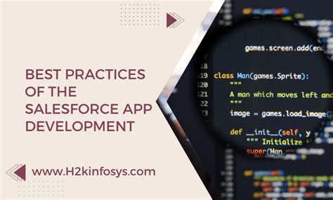 Best Practices Of The Salesforce App Development