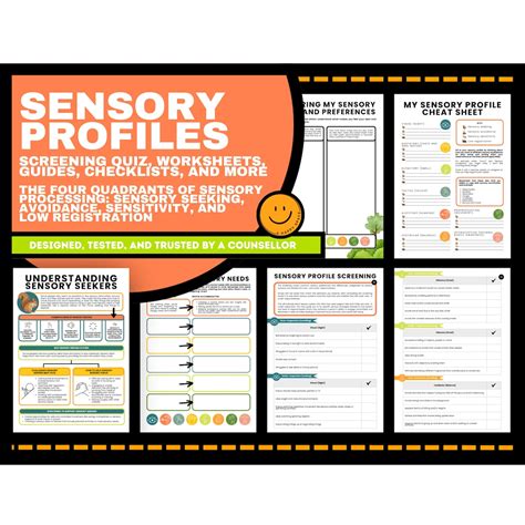 Sensory Profiles Quadrant Assessment Quiz Seeker Avoider Autism Adhd Spd Processing Disorder