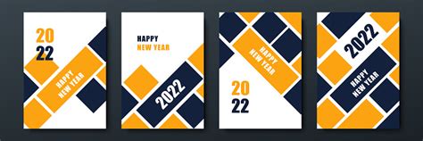 2022 년 새해 복 많이 받으시면 의 표지 디자인 강력한 타이포그래피 화려하고 기억하기 쉽습니다 브랜딩 프레젠테이션 포트폴리오