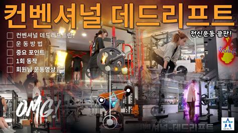 전신근력운동 컨벤셔널데드리프트 운동설명 Youtube