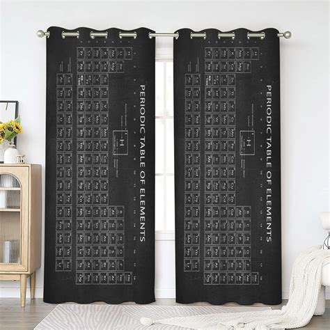 Periodic Table Ct Window Curtains