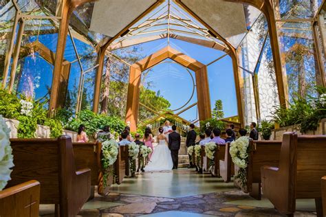 Intimate Wedding Ceremony Wayfarers Chapel Rancho Palos Verdes Ca