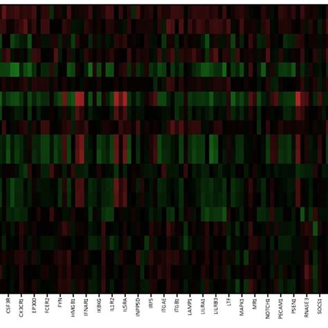 Heat Map Of The Pearson Correlation Values For Clinical Markers Versus Download Scientific