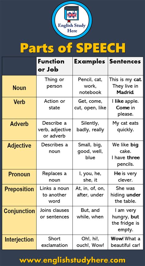 Sentence With Noun Pronoun Adjective And Verb