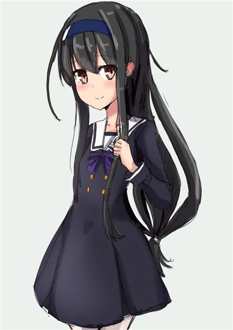 艦これ「初霜ちゃん 艦これ版深夜の真剣お絵描き60分一本勝負 艦これ版真剣お絵描き6」comalaのイラスト