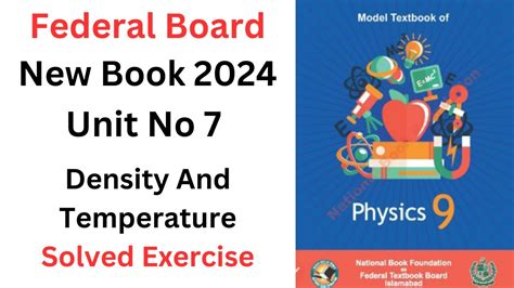 Chapter 7 Class 9 Physics Federal Board Chapter 7 Density And