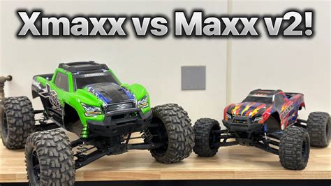 Traxxas Xmaxx Vs Maxx V2 Big Brother Vs Little Brother Youtube
