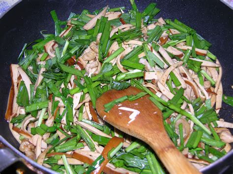 Fun Chinese Cooking Spring Tulips Recipes Stir Fried Bean Curd With