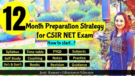 12month Preparation Strategy For CSIR NET Exam Complete Guidance