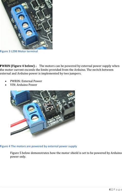 Arduino Motor Shield L298 L298 Manual