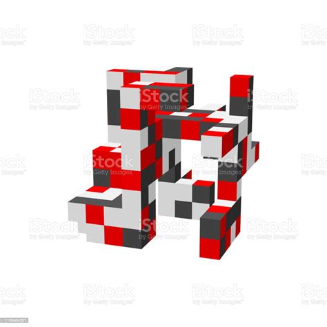 摘要3d 結構隔離在白色背景上向量例證向量圖形及更多建築業圖片 建築業 建築風格 影像 Istock