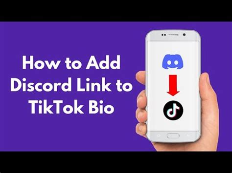 How To Add Discord Link To Tiktok Bio