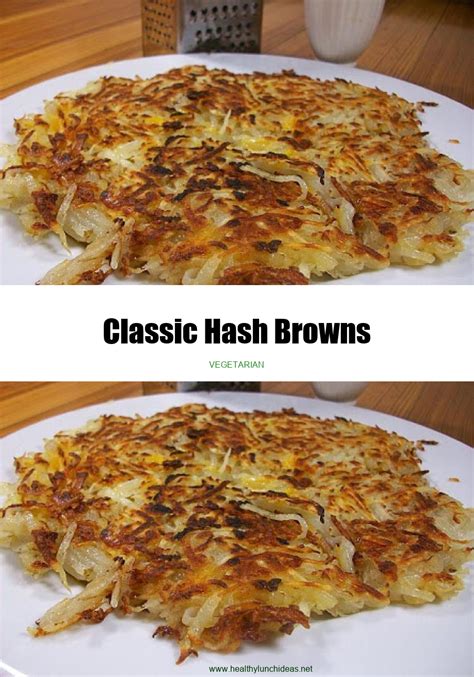 Healthy Recipes Classic Hash Browns Recipe