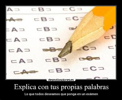 Explica Con Tus Propias Palabras Desmotivaciones