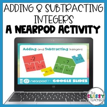 Adding And Subtracting Integers Digital Activity For Nearpod TpT