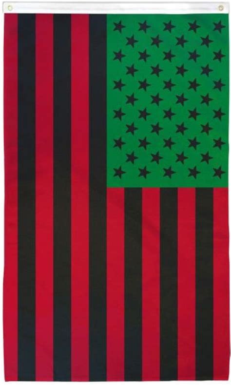Large 3x5 Red Black And Green Us Flag Rbg Pan African Liberation Flag Banner Etsy Canada