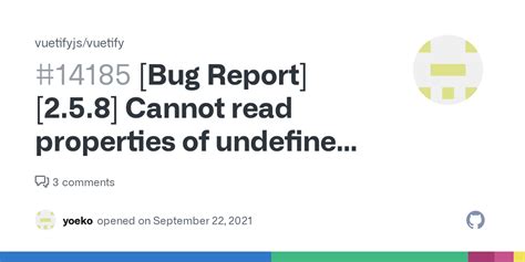 [bug report][2 5 8] cannot read properties of undefined reading