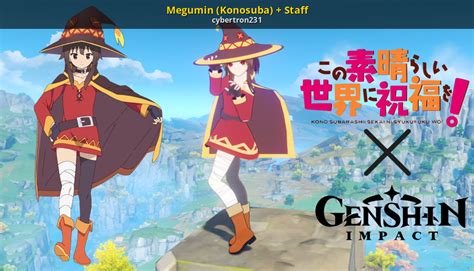 Megumin Konosuba Staff Mod For Genshin Impact Gi Mods