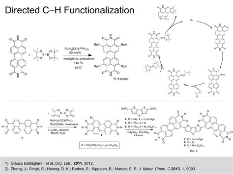 Ch Functionalizations On Electron Deficient Aromatics In The Synthesis Of Pi Conjugated
