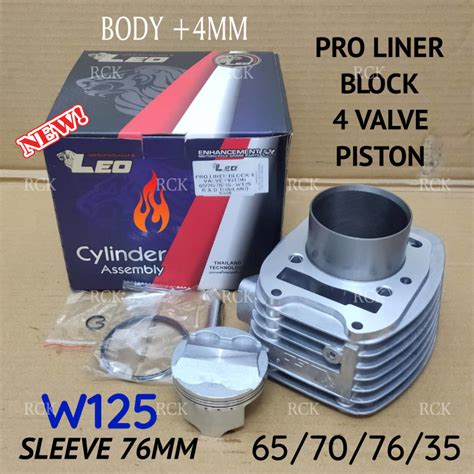 HONDA WAVE125 LEO Racing Pro Liner Block 65MM 4MM Cylinder Block Set