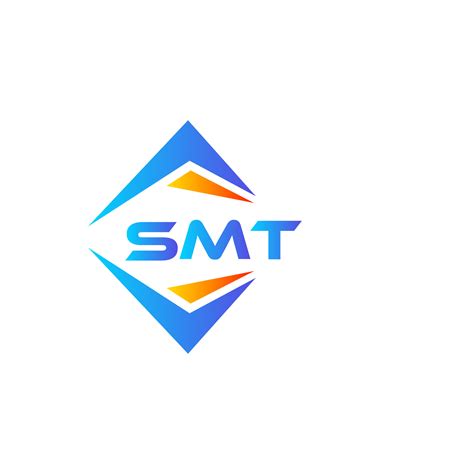 Smt Abstract Technology Logo Design On White Background Smt Creative