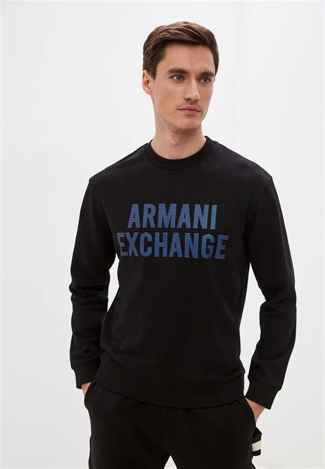 Свитшот Armani Exchange, цвет: черный, RTLAAT158401 — купить в интернет ...
