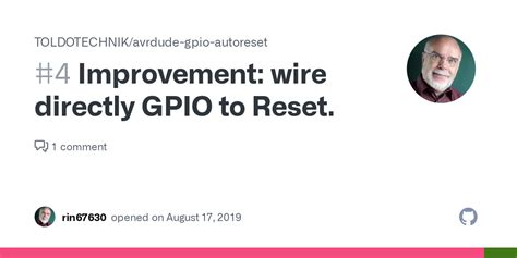 Improvement Wire Directly Gpio To Reset · Issue 4 · Toldotechnik