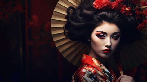 Premium Ai Image Geisha Japans Traditional Female Entertainers And