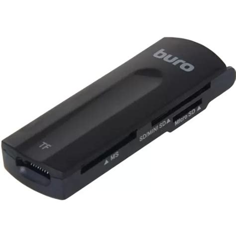 Картридер Buro BU-CR-108 (черный) — купить в интернет-магазине ОНЛАЙН ...