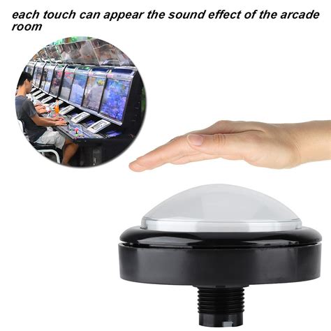Botón De Videojuego Arcade Lámpara De Luz Led De 100mm Pulsador