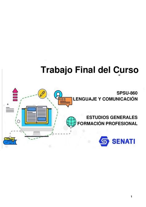 Trabajo Final De Lenguaje Y Comunicación Senati Exámenes De Lengua Y