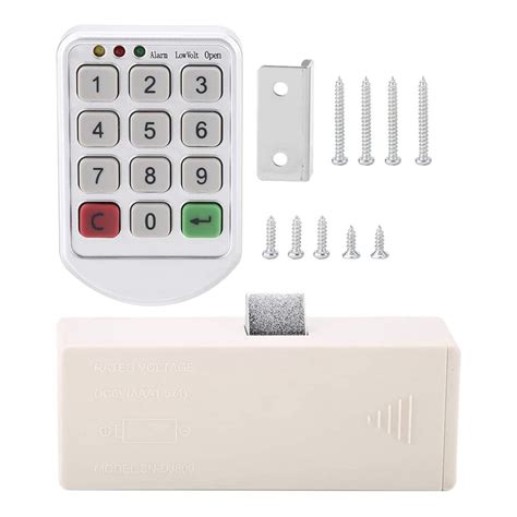 Garosa Intelligent Cabinet Lock Electronic Code Abs Plastic Panel Digital Password Keypad Number