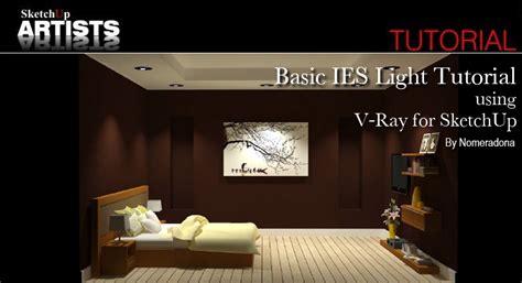 Basic Ies Light Tutorial Using V Ray For Sketchup Sketchup 3d