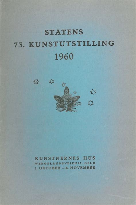 1960 Statens Kunstutstilling Høstutstillingen