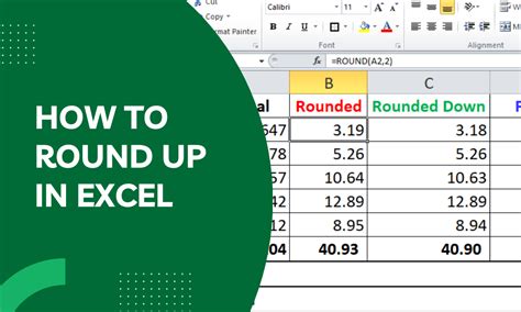 How To Round Up In Excel A Comprehensive Guide To Optimizing Data