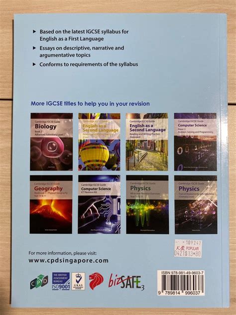 English Cambridge Igcse Guide Hobbies And Toys Books And Magazines