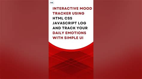 🌟 Build An Interactive Mood Tracker In 60 Seconds ⏱️ Html Css Javascript Shorts Youtube