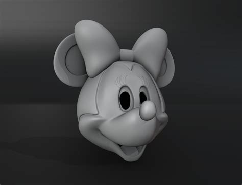 3D Datei Minnie Maus Helm 3D Druckbares Modell Zum HerunterladenCults