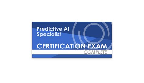 Predictive Ai Specialist Complete Certification Exam Arcitura