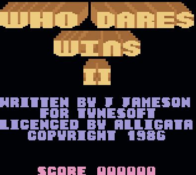 Who Dares Wins II by Rajcsányi László WLS