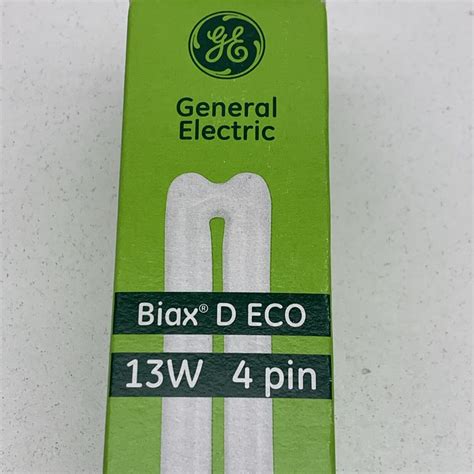 4 Pack Ge F13dbx841eco4p Fluorescent 13w Light Bulb 4100k Cool 4