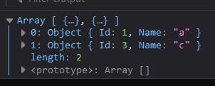 Remove Object From Array Javascript By Id Example Code