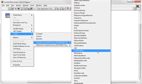 Directly Accessing Apx Net Methods And Properties With Labview Audio